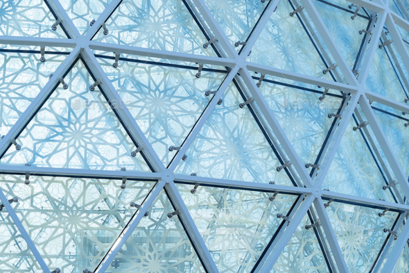 Construction architecture structure. Glass facade design Stock Photo by ...