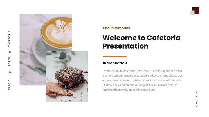 Cafetoria Presentation Template, Presentation Templates | GraphicRiver