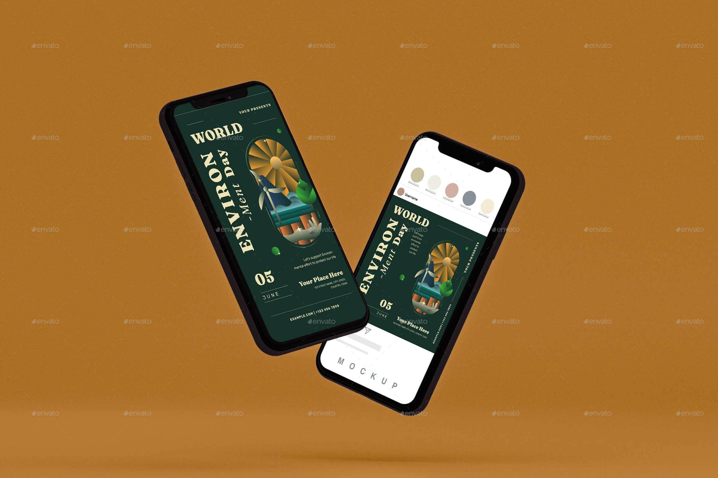 World Environment Day Flyer Set, Print Templates | GraphicRiver