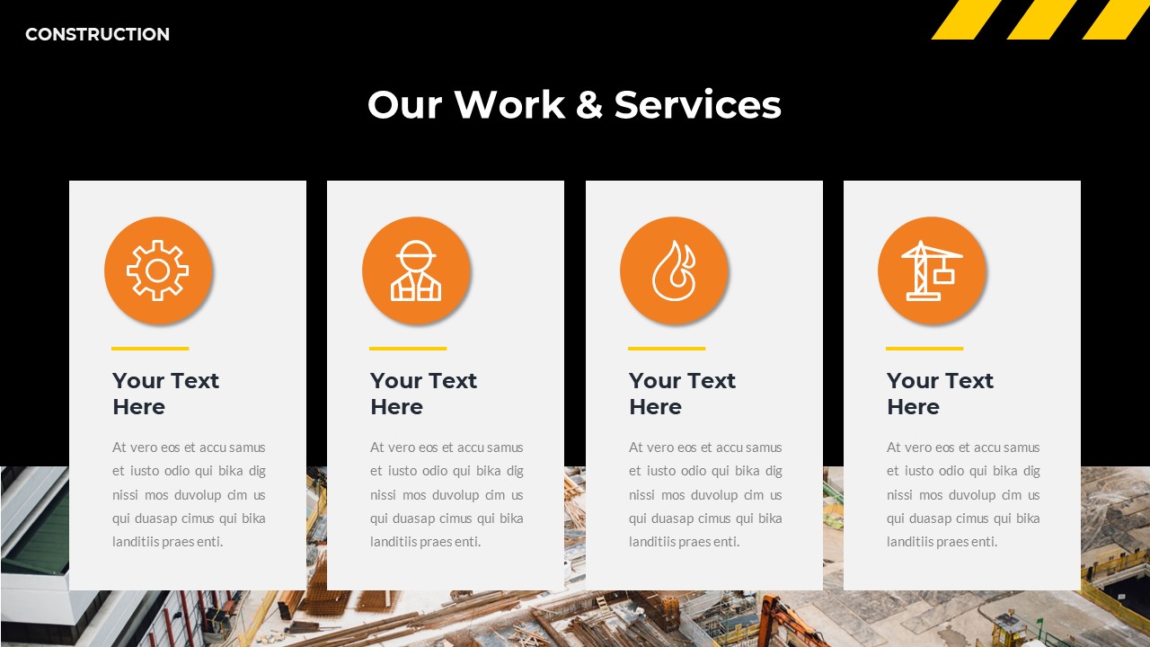 CORE - Construction Building Business Presentation Powerpoint Template ...