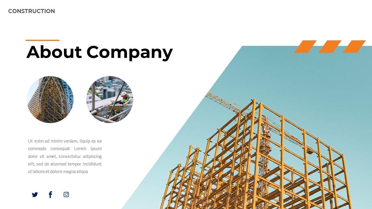 CORE - Construction Building Business Presentation Keynote Template ...
