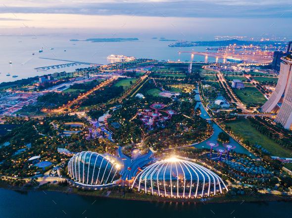 Marina Bay area in Singapore city. Stock Photo by tampatra | PhotoDune