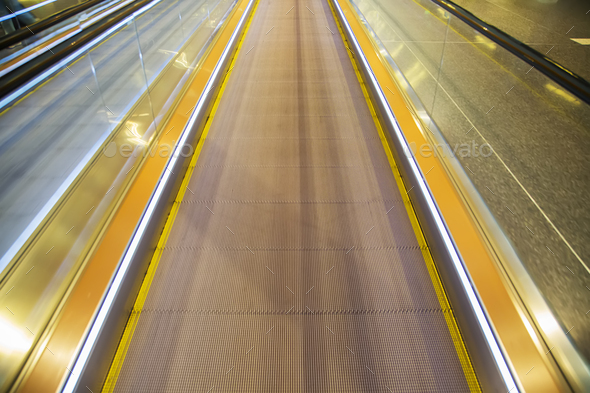 Moving walkway Stock Photo by BGStock72 | PhotoDune
