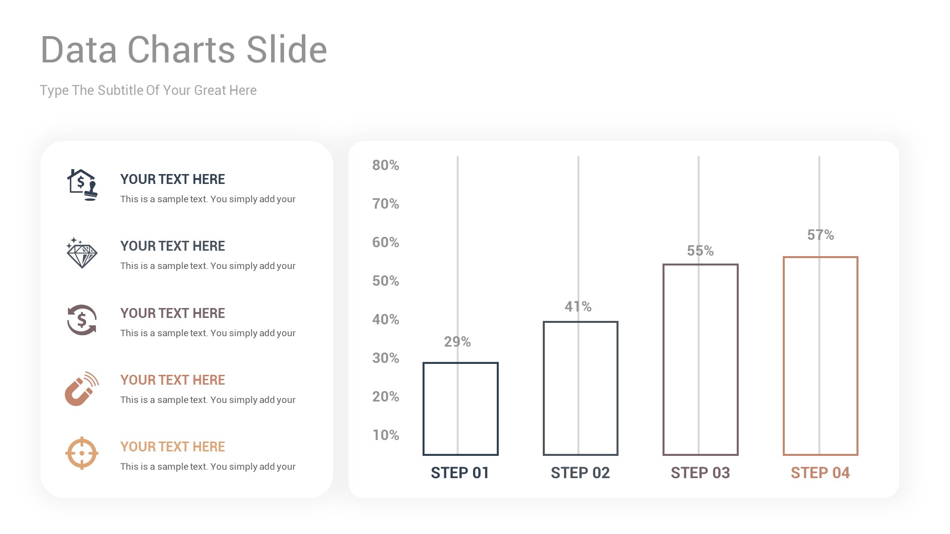 Editable Data Charts Google Slides Presentation Template, Presentation ...
