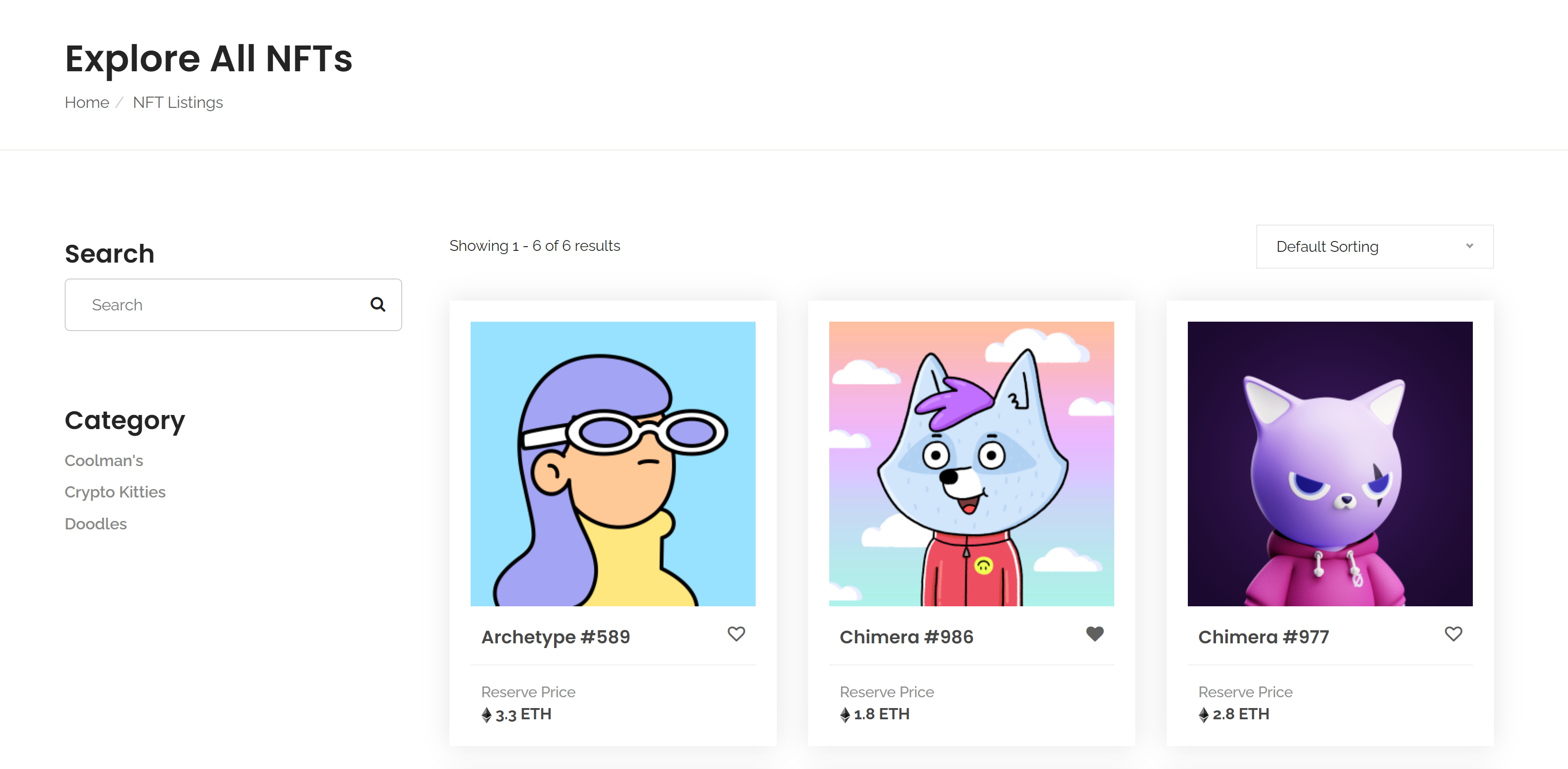 Enefti - NFT Marketplace Core by modeltheme | CodeCanyon