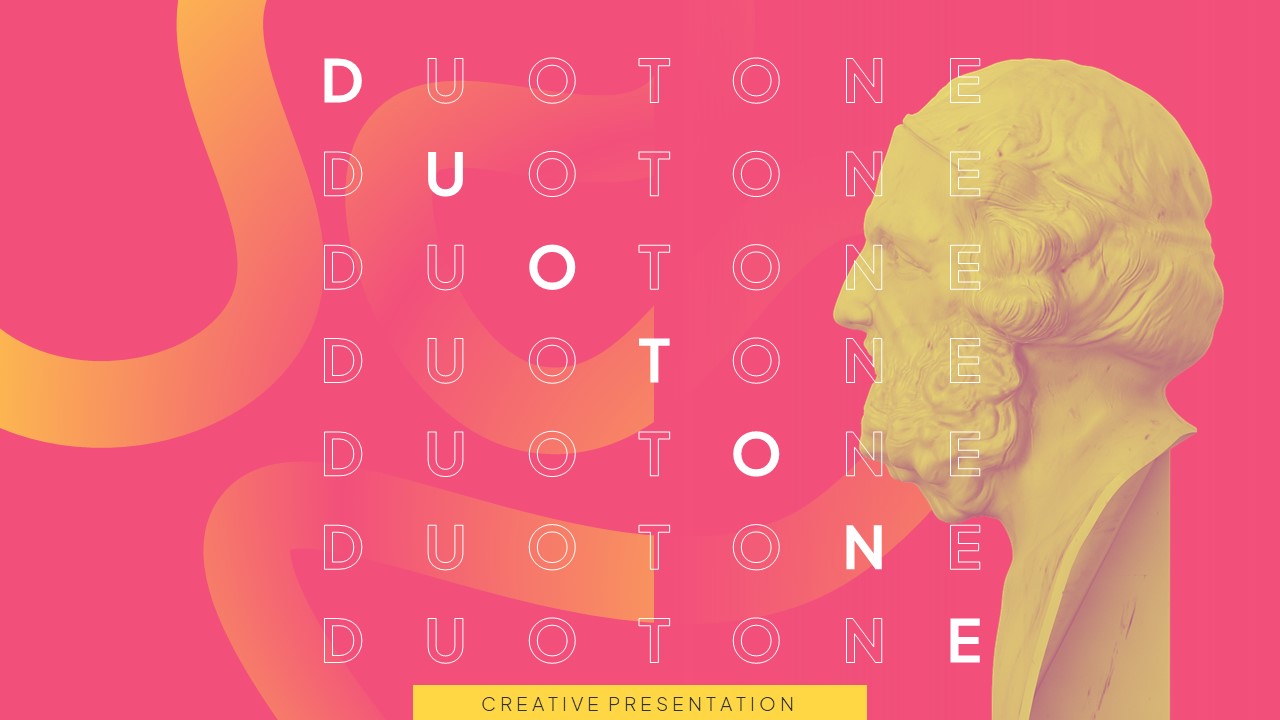 Duotone Creative Multipurpose PowerPoint Template, Presentation Templates