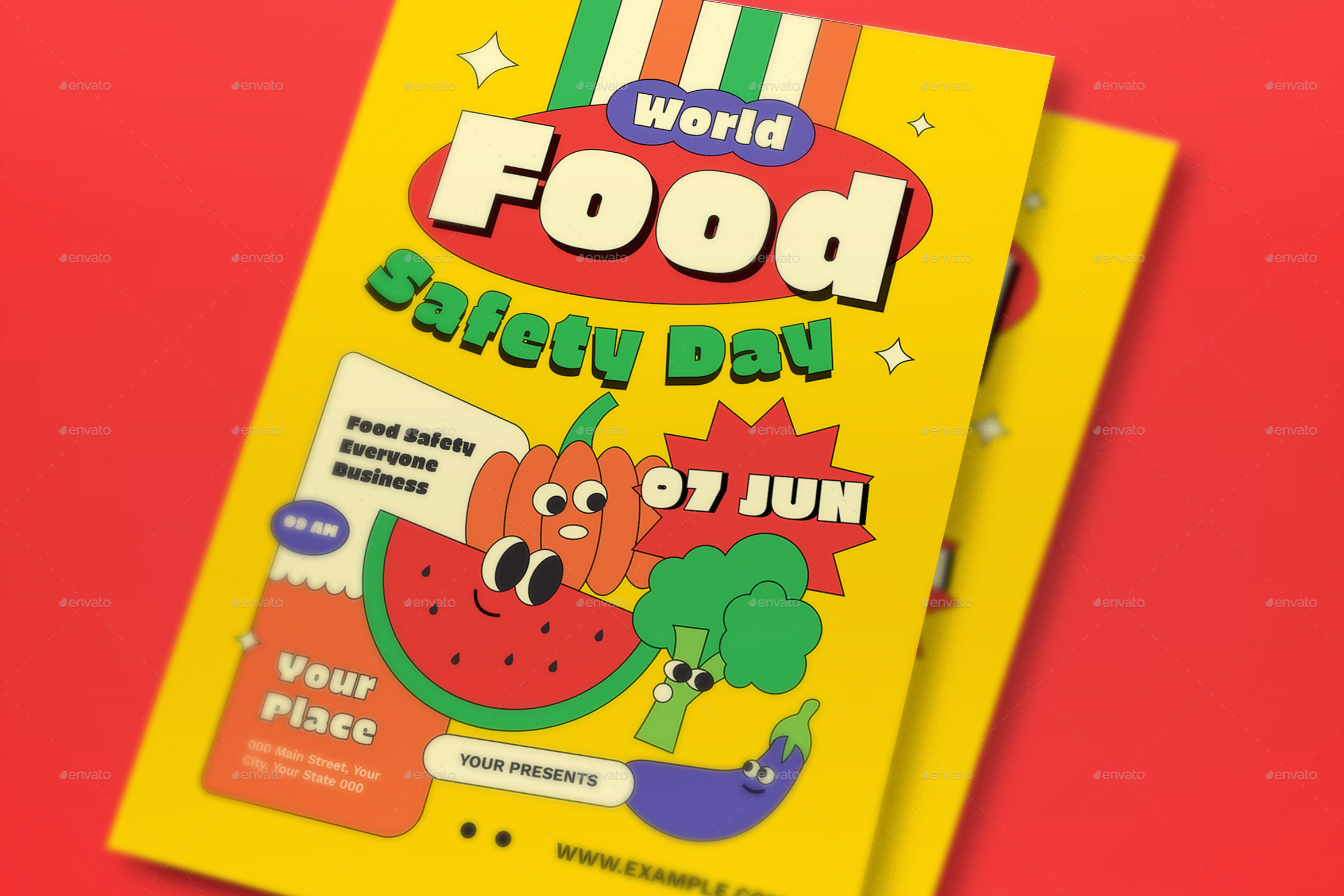 World Food Safety Day Flyer Set, Print Templates | GraphicRiver