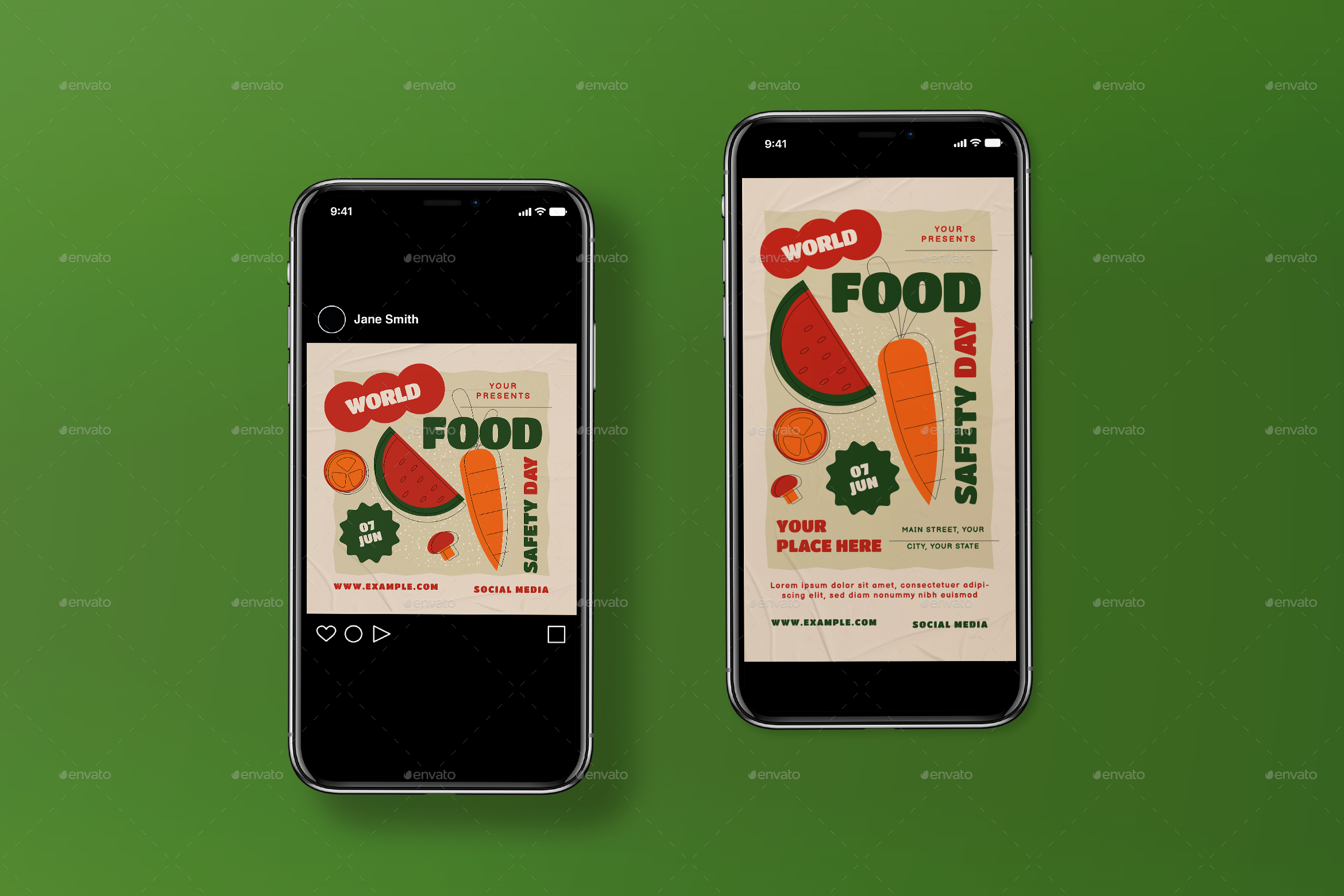 World Food Safety Day Flyer Set, Print Templates | GraphicRiver