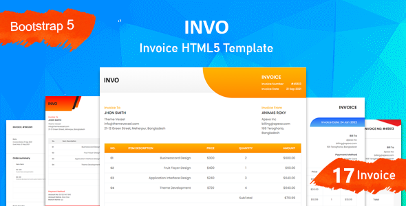 INVO - Invoice HTML5 Template by ThemeVessel | ThemeForest