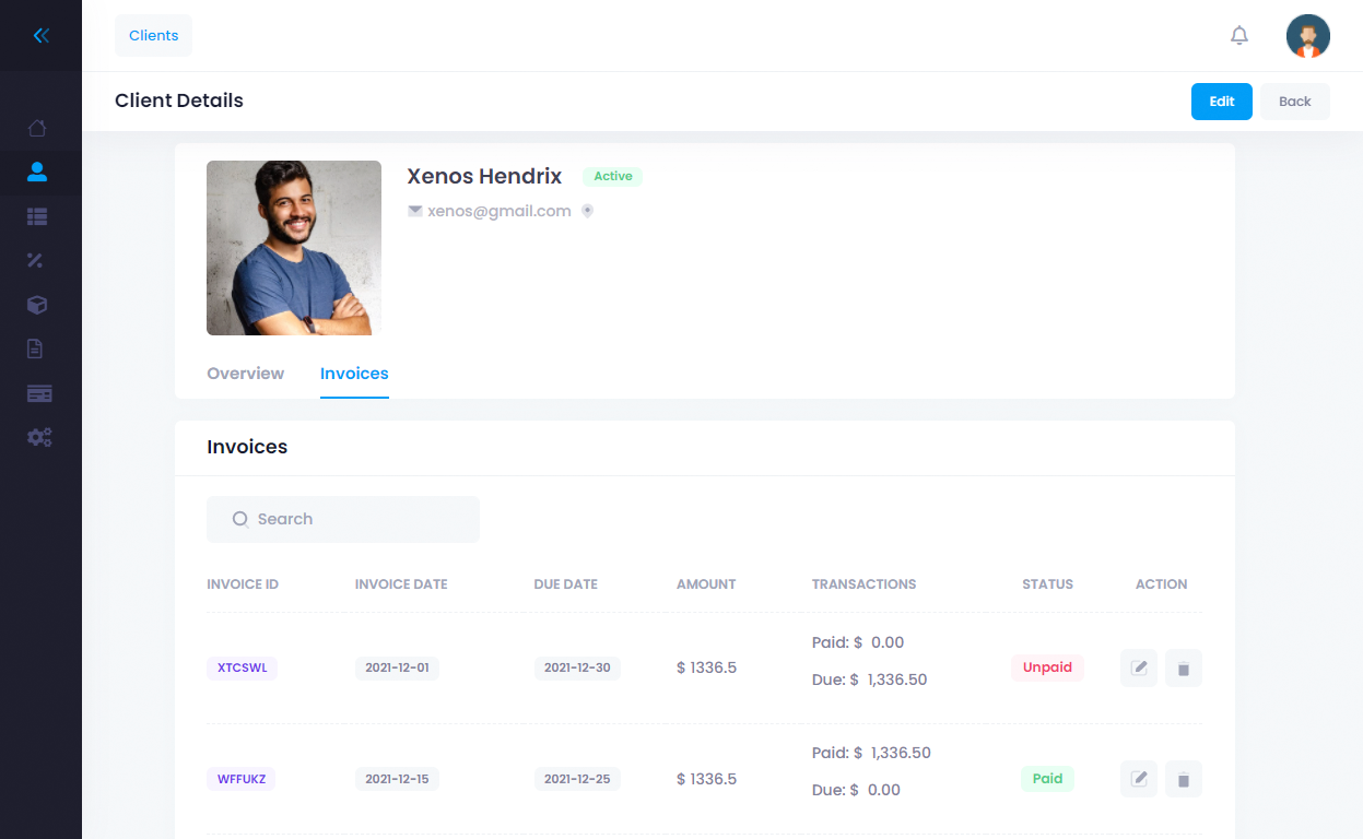 InfyInvoices - Laravel Invoice Management System - Billing Management ...