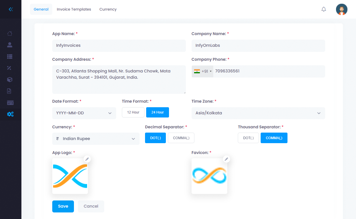 InfyInvoices - Laravel Invoice Management System - Billing Management ...