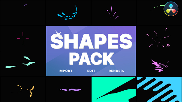Shapes Pack | DaVinci Resolve, DaVinci Resolve Templates | VideoHive