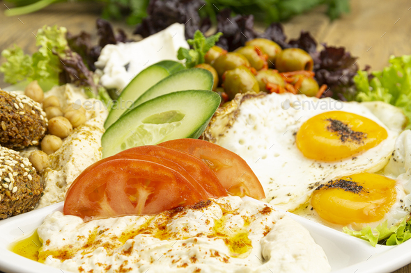 Traditional arabic breakfast, close up Stock Photo by bestproject ...