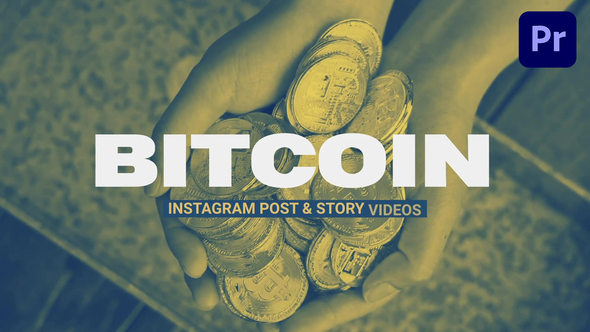 Bitcoin Promotion Instagram Mogrt, Premiere Pro Templates | VideoHive