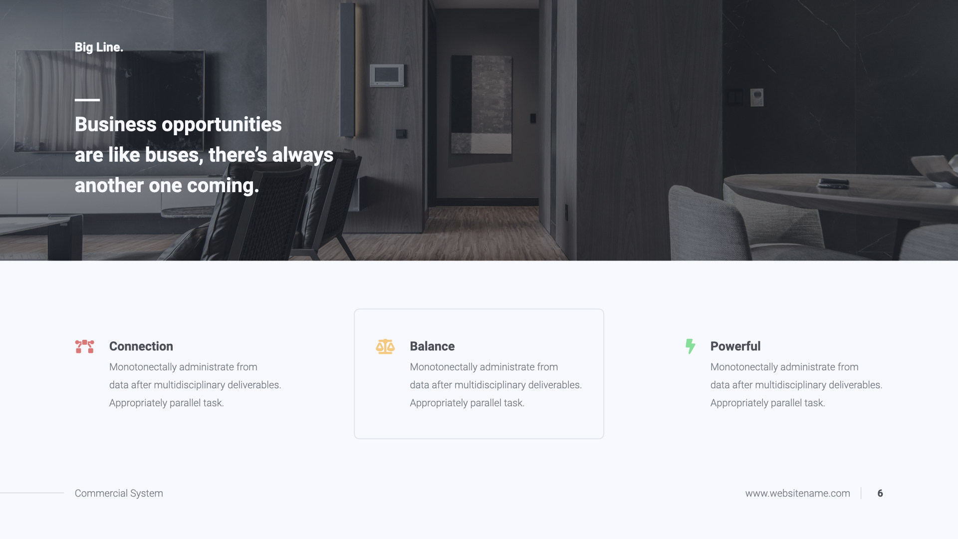 Big Line Business Google Slides Template by SimpleSmart | GraphicRiver
