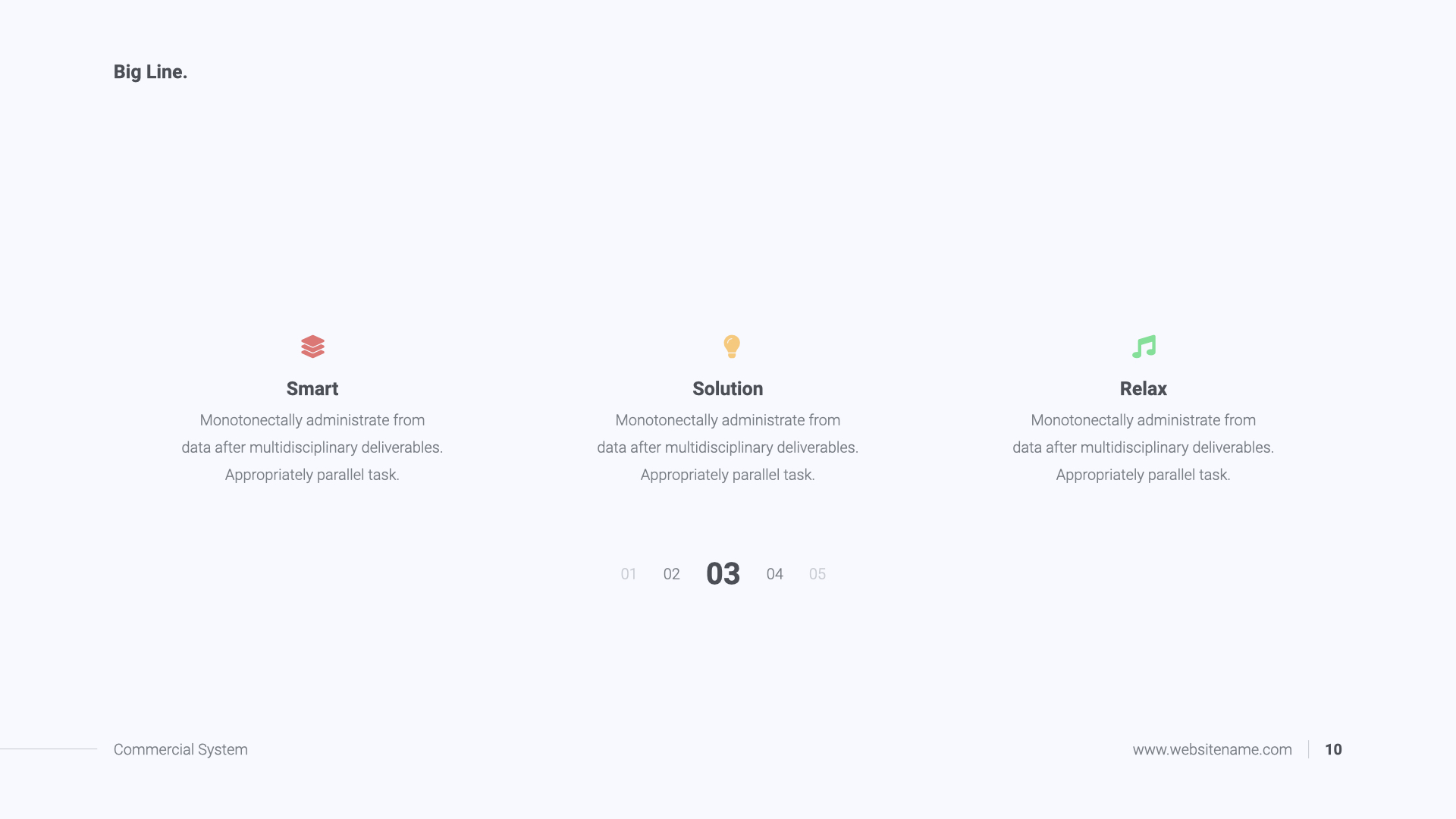 Big Line Business Google Slides Template by SimpleSmart | GraphicRiver