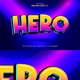 Hero Color Editable Text Effect PSD, Add-ons | GraphicRiver