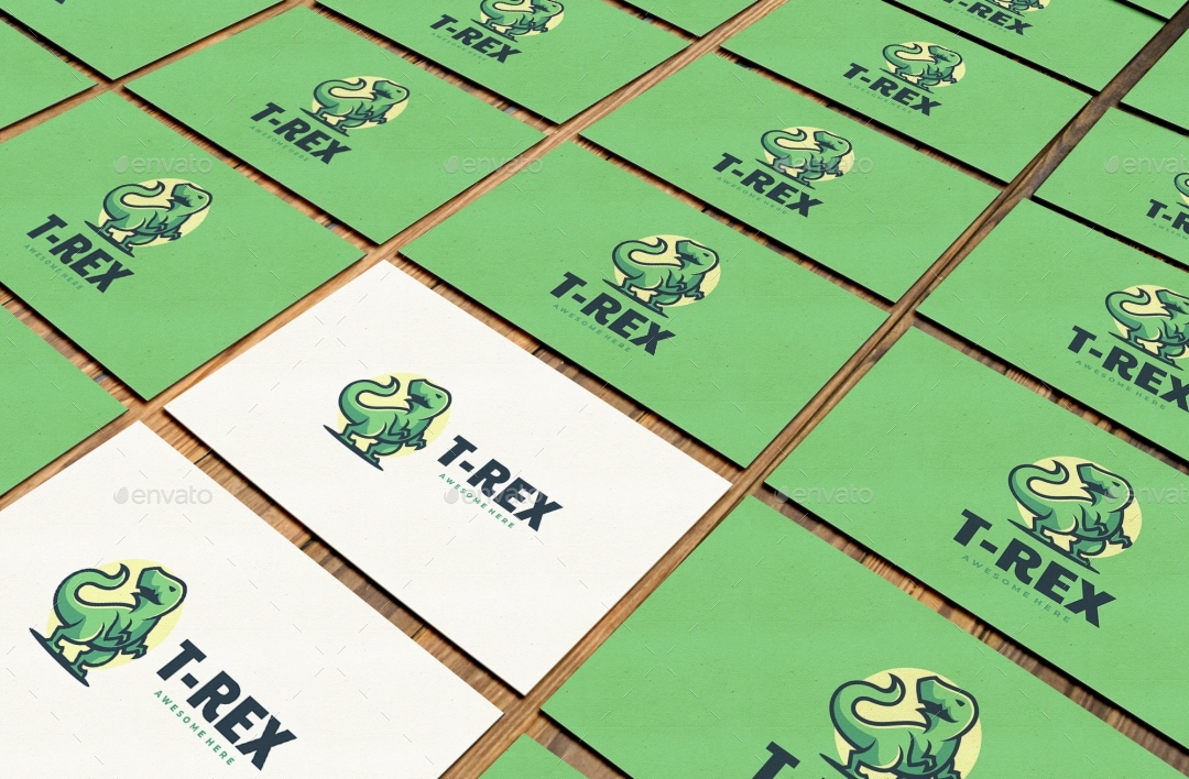 T-Rex Simple Mascot Logo Template, Logo Templates | GraphicRiver