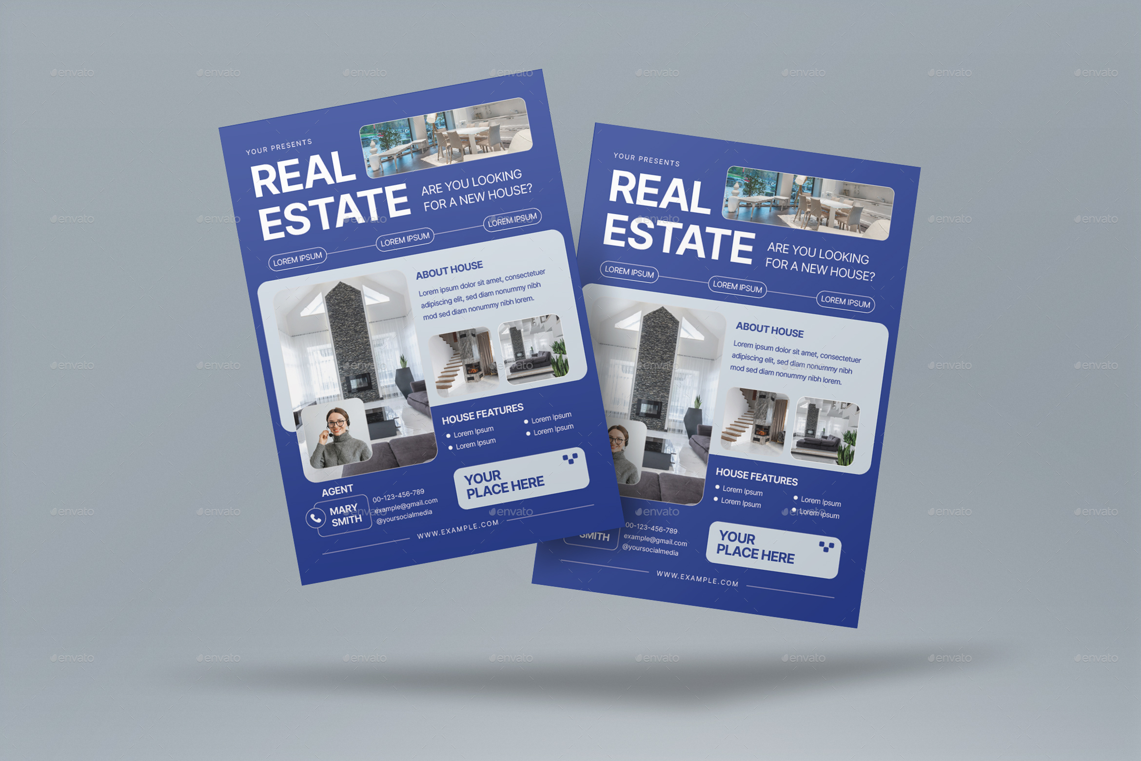 Real Estate Flyer, Print Templates | GraphicRiver