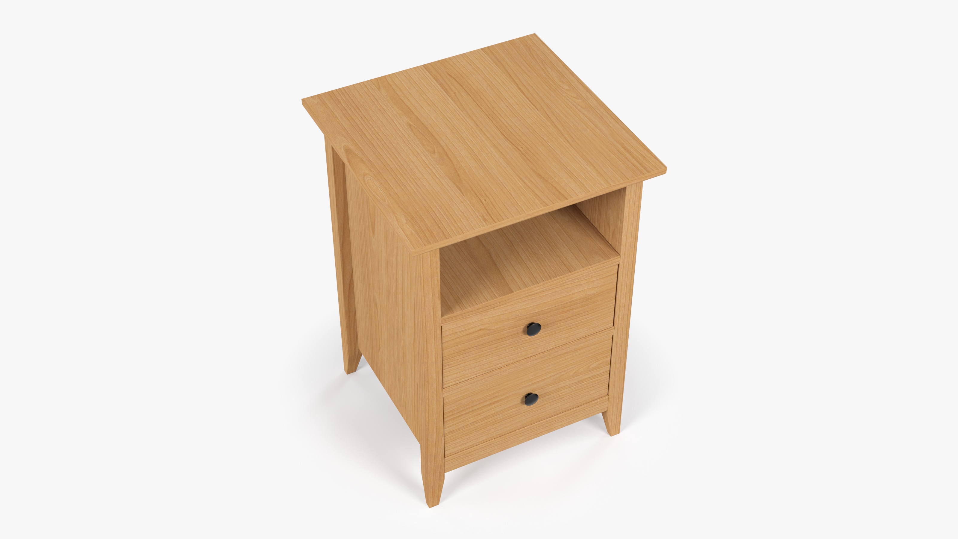 Wooden Bedside Table by daviddanji | 3DOcean