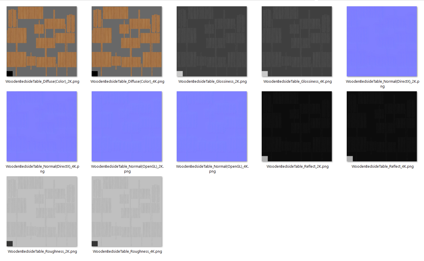 Wooden Bedside Table by daviddanji | 3DOcean