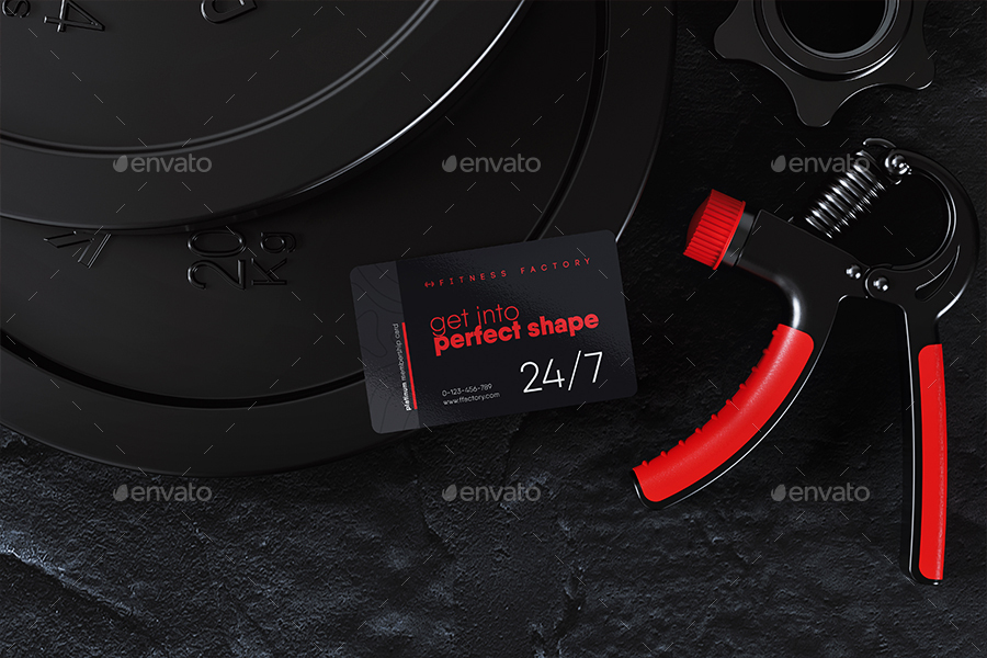 Gym Membership Card Different Scenes Mockup, Graphics | GraphicRiver