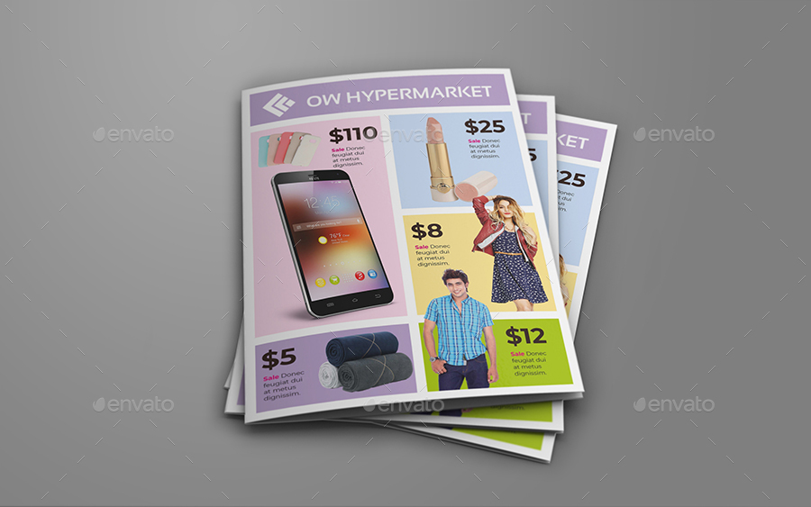 Store Products Catalog Brochure Bundle Template, Print Templates ...