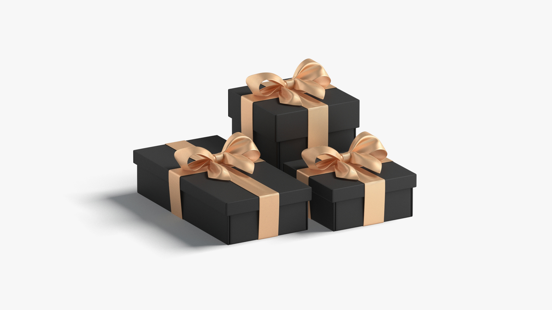 Gift boxes set - 3 box shapes by rebrandy | 3DOcean