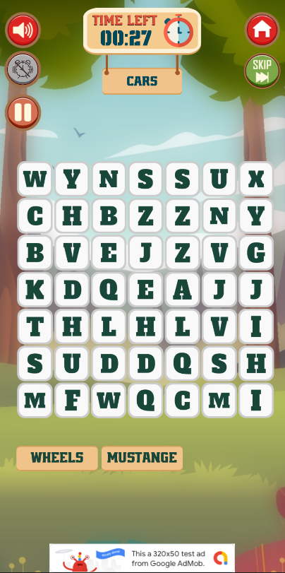 Hidden Words, word search puzzle (Complete unity game + AdMob + GDPR) by MdoStudio11
