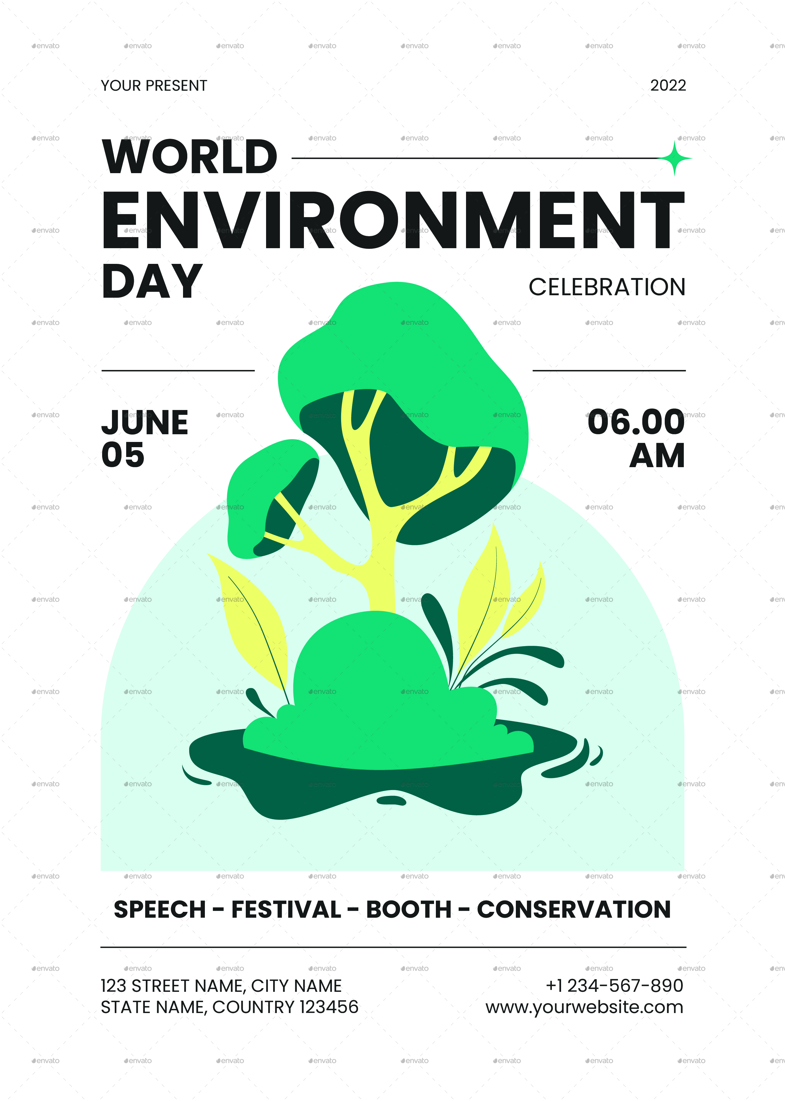 Environment Day Flyer, Print Templates | GraphicRiver