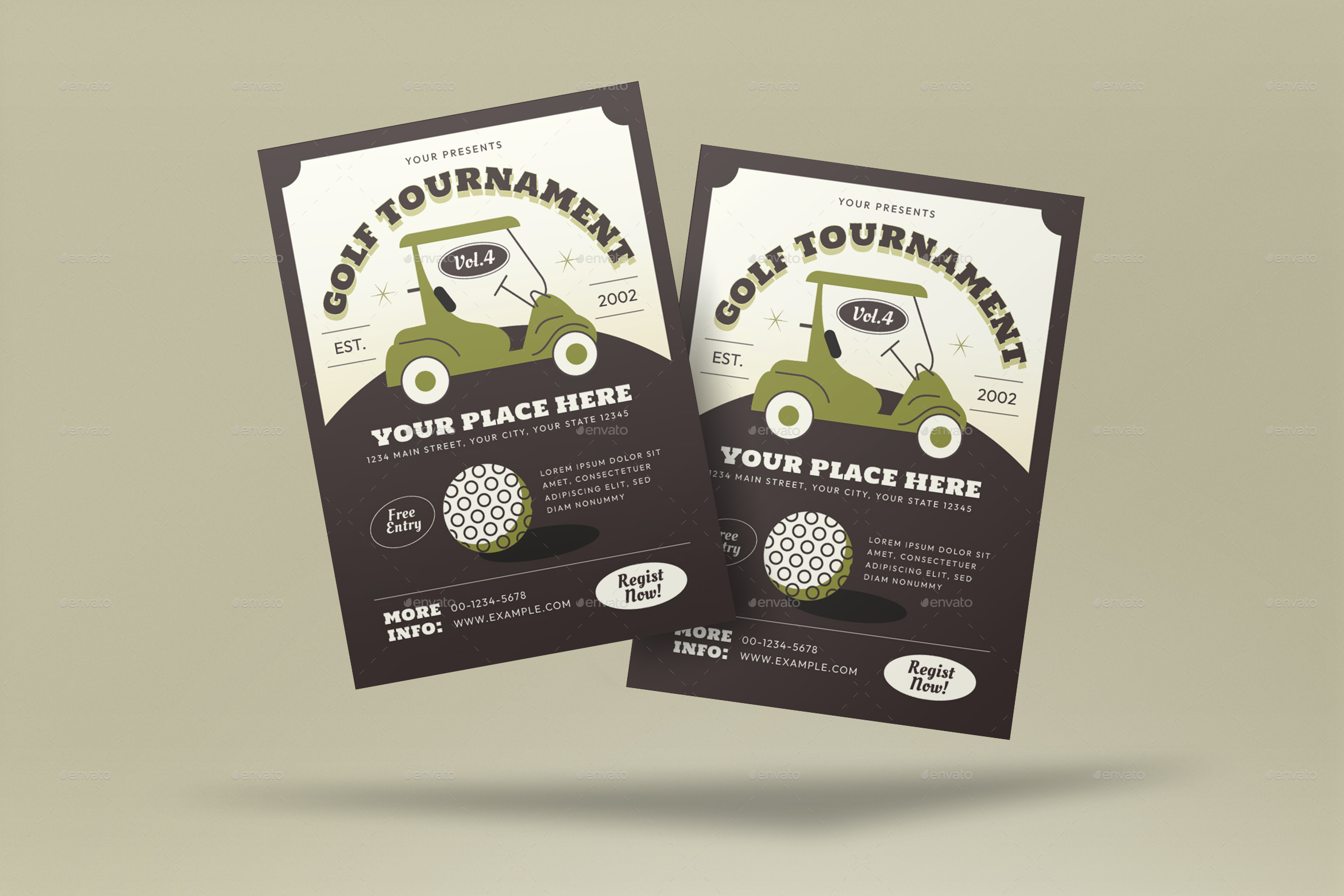 Golf Flyer, Print Templates | GraphicRiver