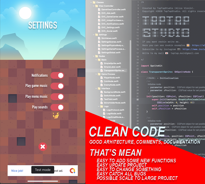 Mine Rush by TapTapStudio | CodeCanyon