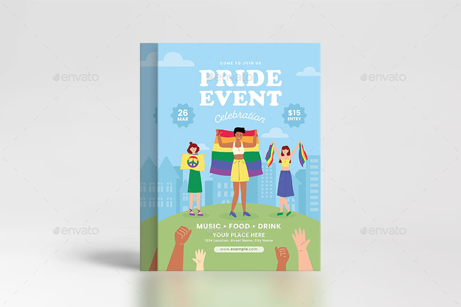 LGBT Gay Pride Event Template, Print Templates | GraphicRiver
