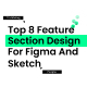 8 Feature Section Design For Figma, Web Elements | GraphicRiver