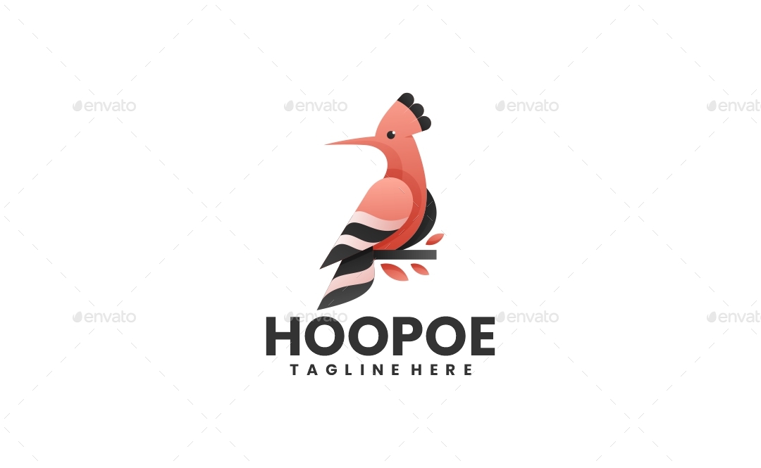 Hoopoe Gradient Logo Template, Logo Templates | GraphicRiver
