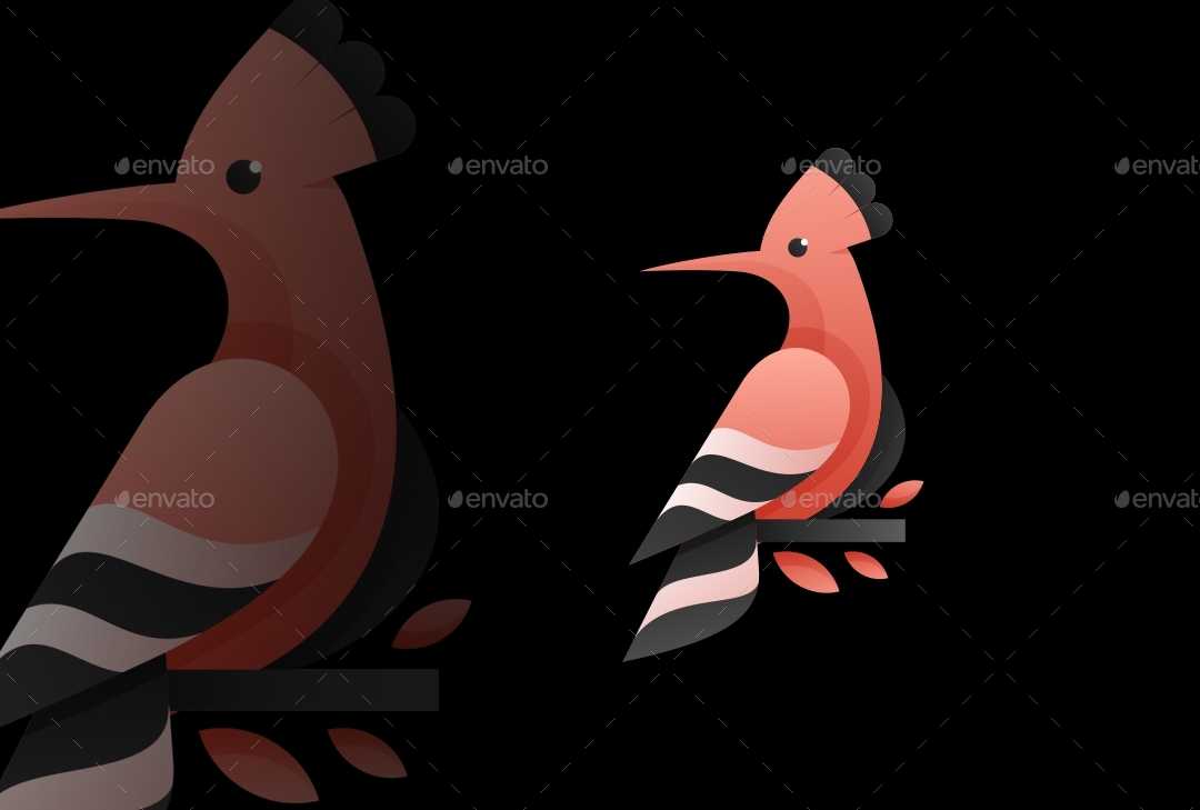 Hoopoe Gradient Logo Template, Logo Templates | GraphicRiver
