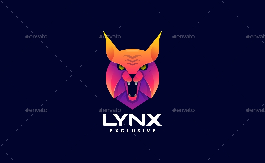 Lynx Gradient Colorful Logo Template, Logo Templates | GraphicRiver