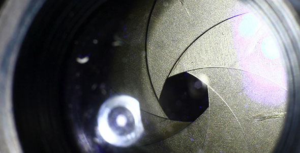 Opening And Closing Camera Lens Aperture Macro, Stock Footage | VideoHive