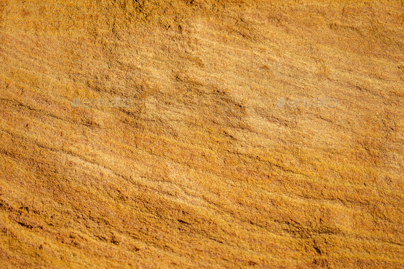 footprint on the surface of Mars sand red Stock Photo by yurakrasil