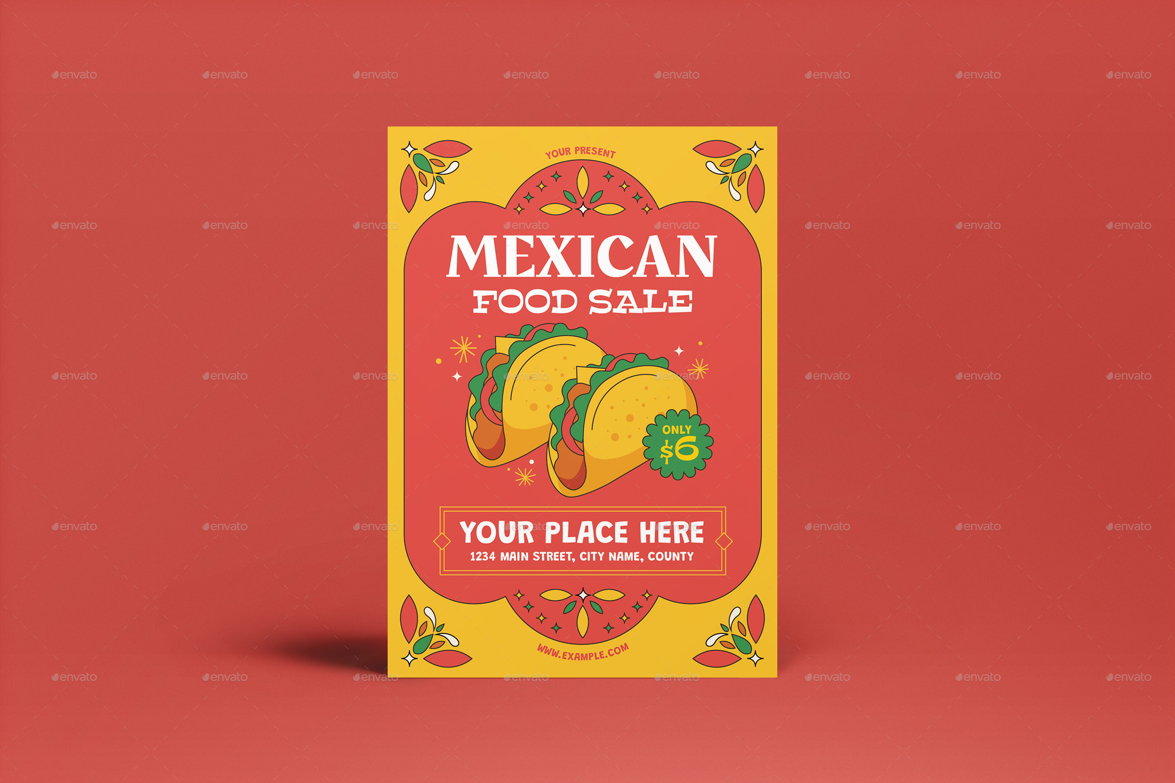 Mexican Food Sale Flyer, Print Templates | GraphicRiver
