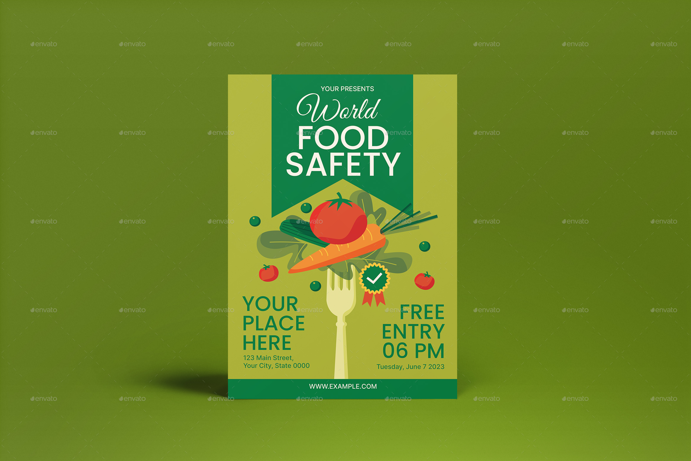 World Food Safety Day Flyer, Print Templates | GraphicRiver