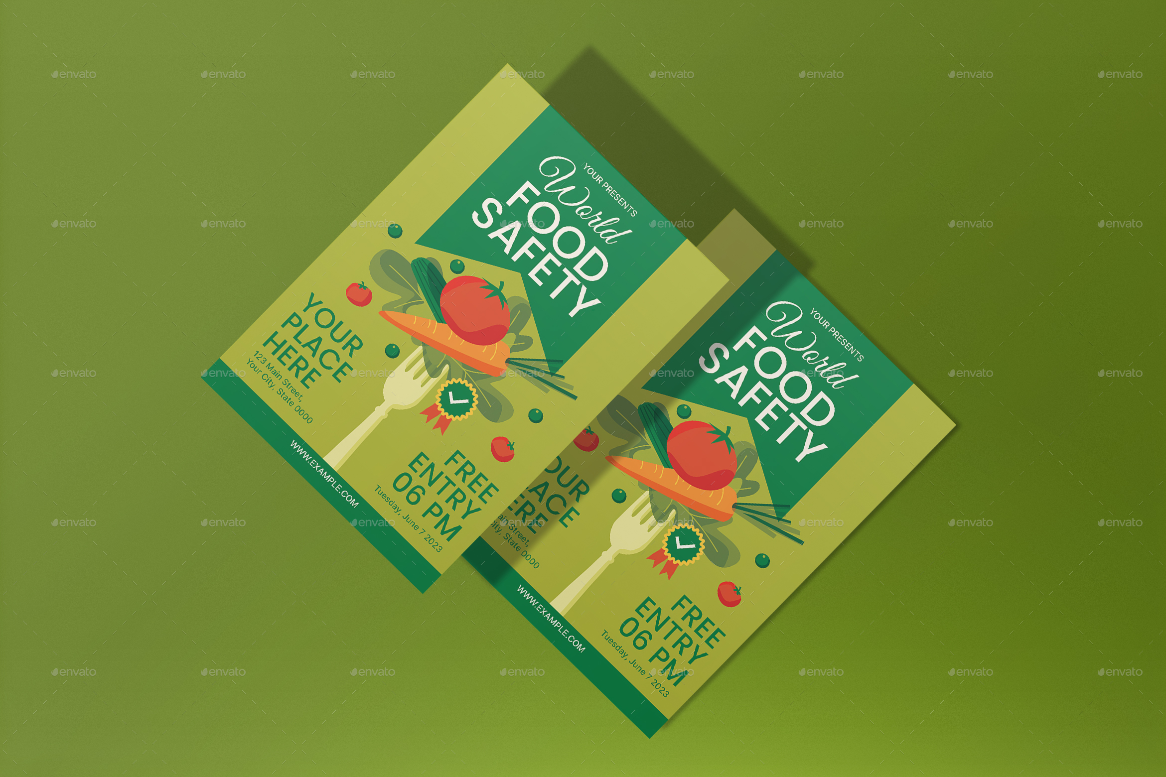 World Food Safety Day Flyer, Print Templates | GraphicRiver