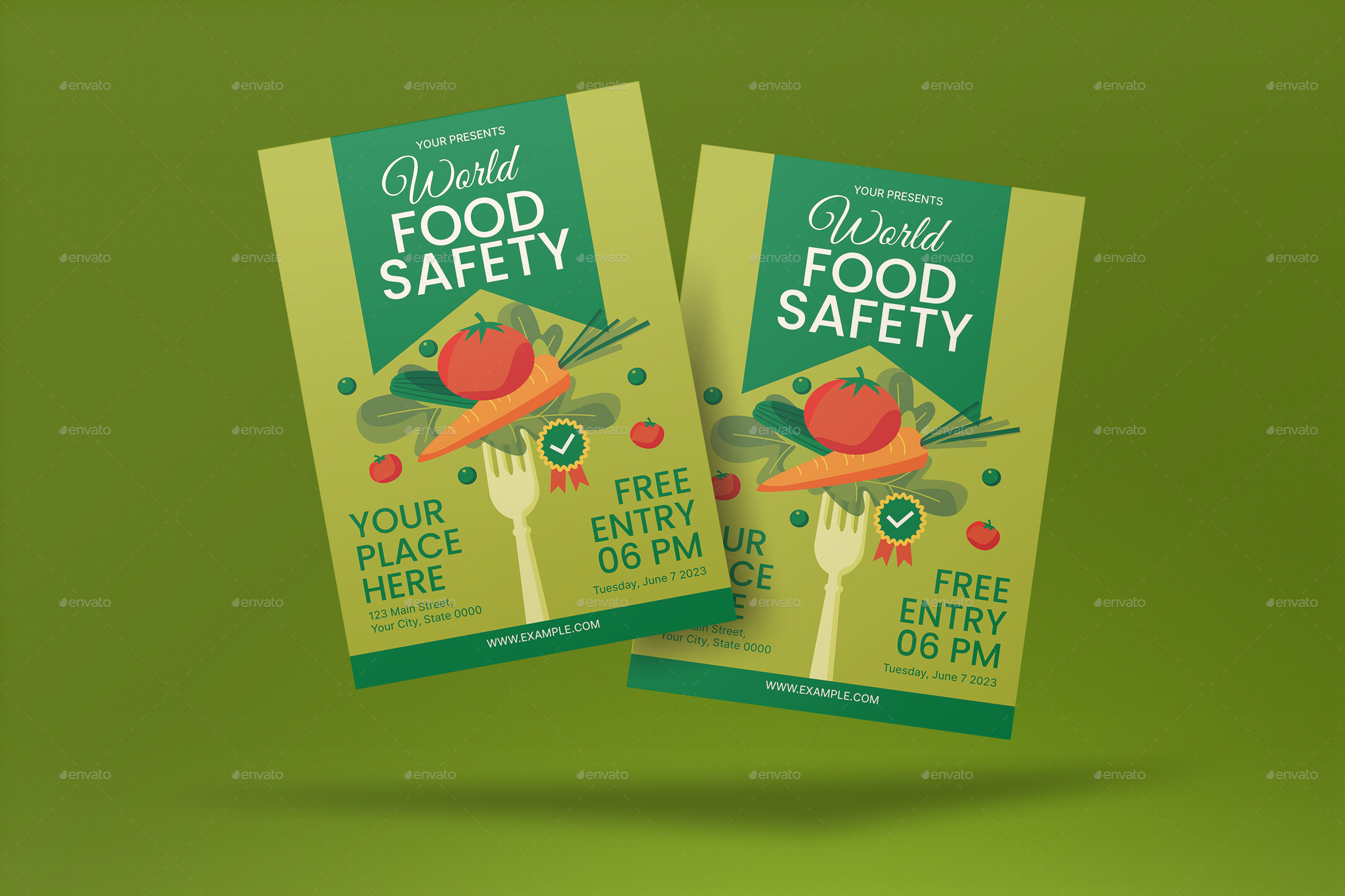 World Food Safety Day Flyer, Print Templates | GraphicRiver