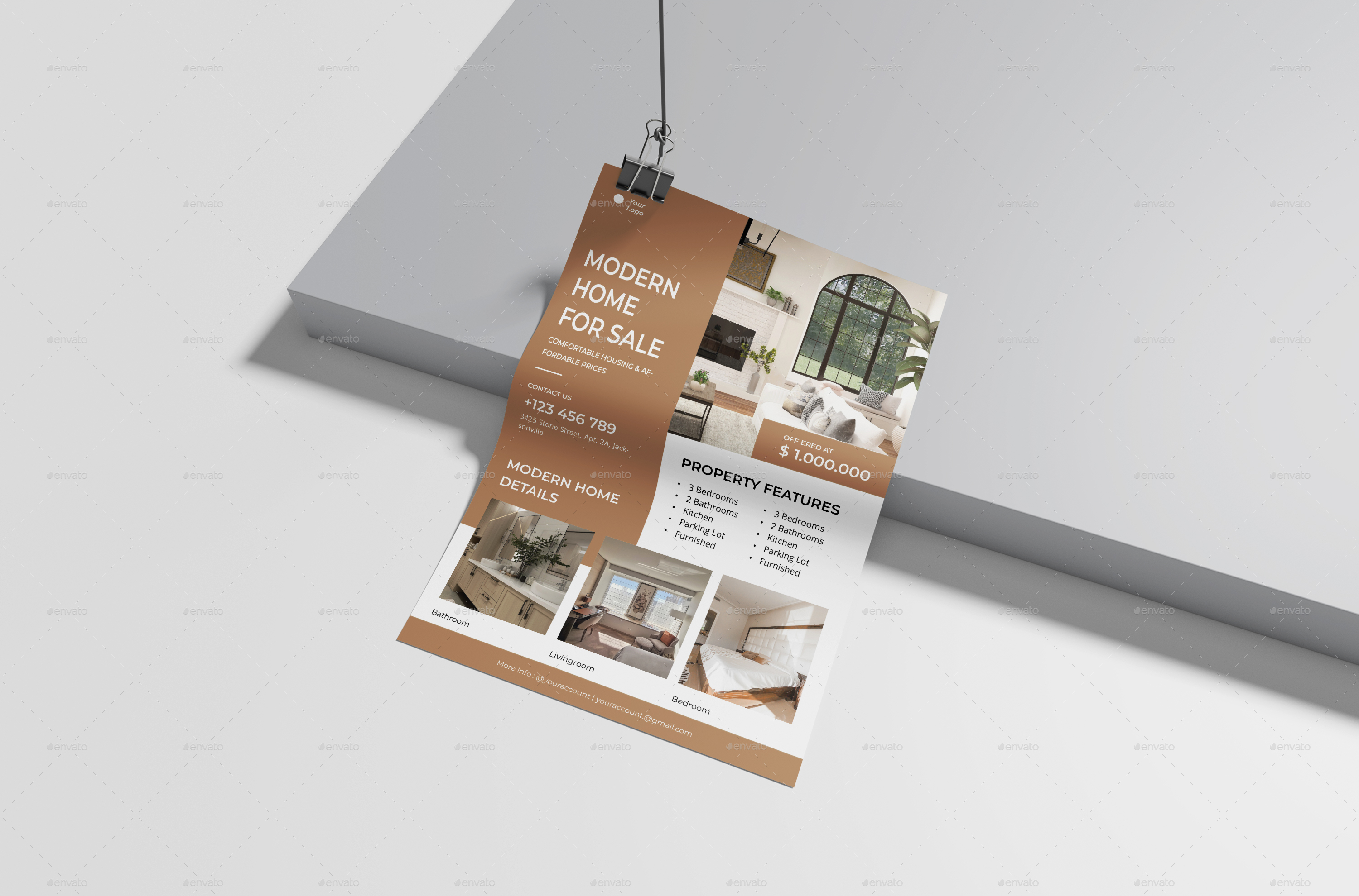 Modern Home Flyer, Print Templates | GraphicRiver