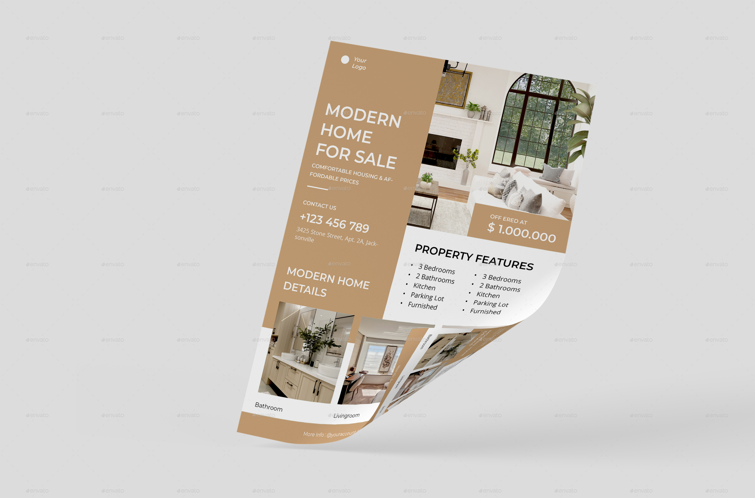 Modern Home Flyer, Print Templates | GraphicRiver
