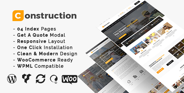 Construction - Building Business and Renovation WordPress Theme by SK ...