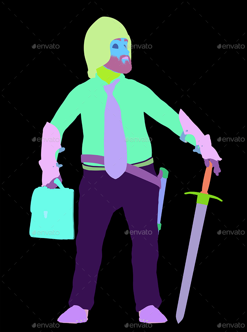 Office Knight. Business Concept, Graphics | GraphicRiver