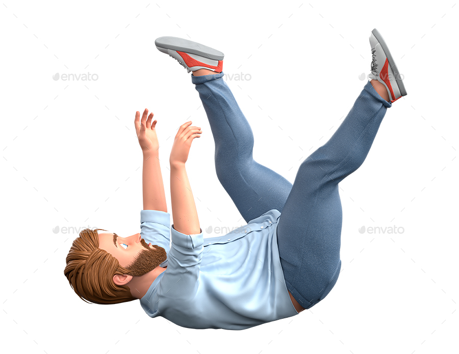 Man Falling Down, Graphics | GraphicRiver