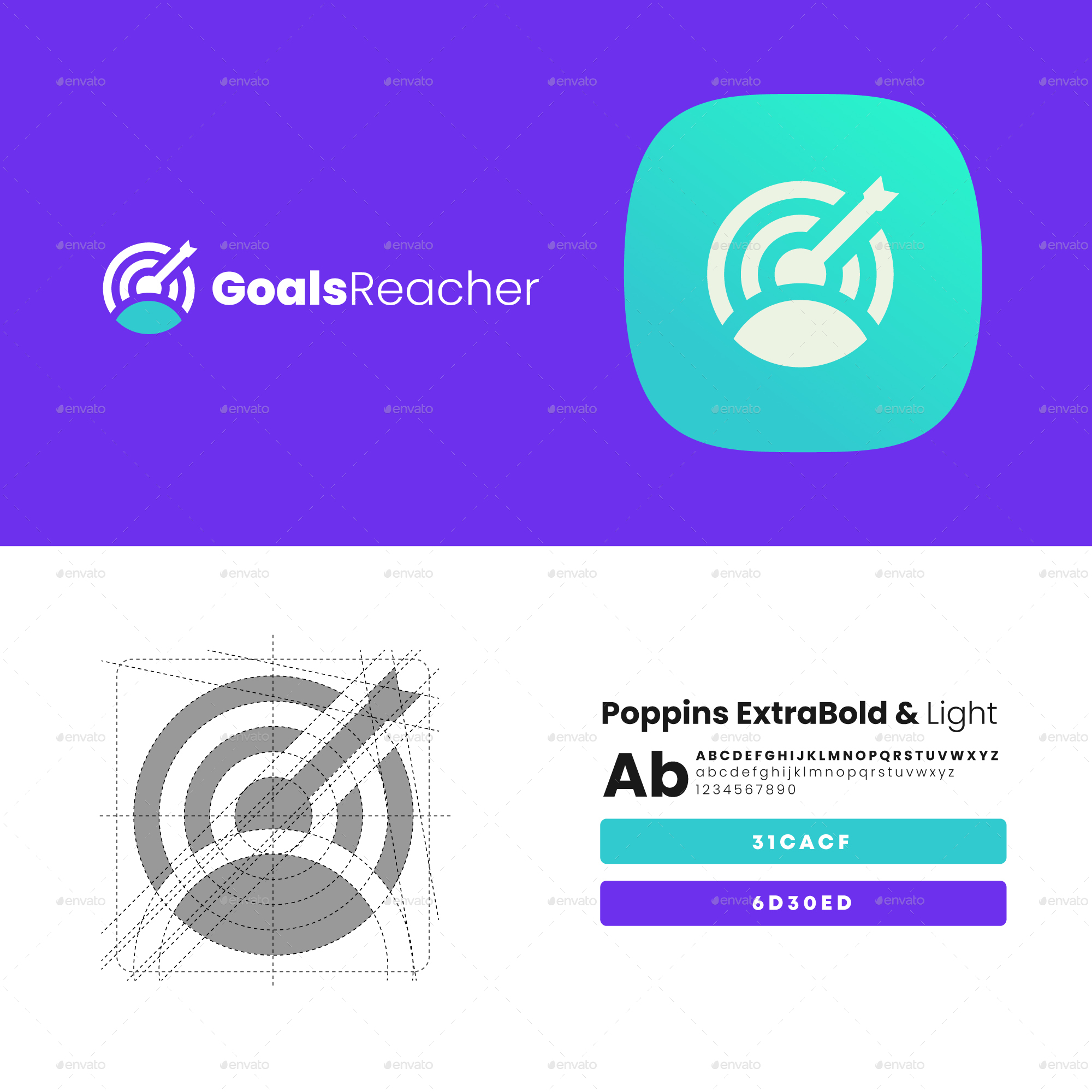 GoalsReacher Logo Design, Logo Templates | GraphicRiver