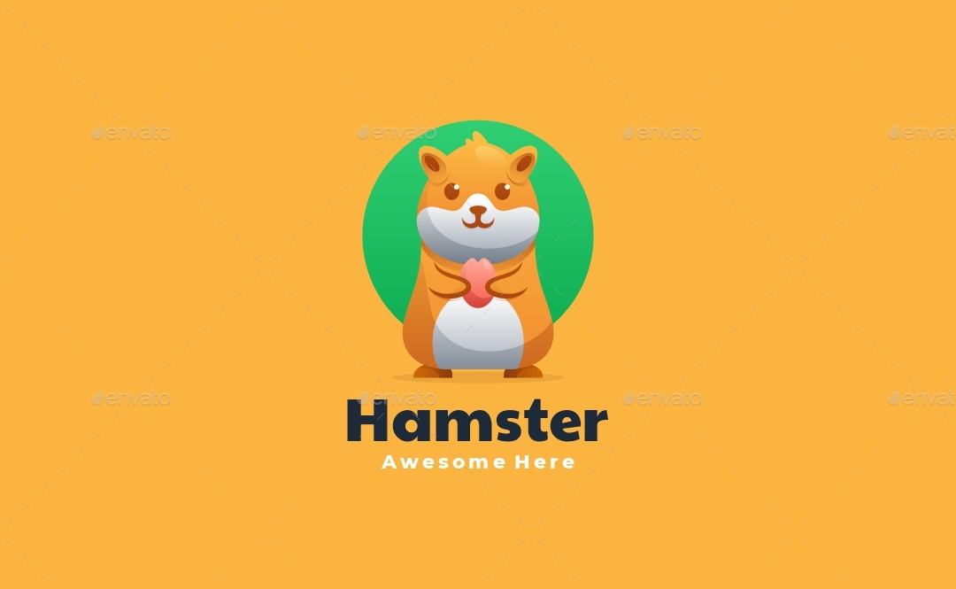 Hamster Gradient Logo Template, Logo Templates | GraphicRiver